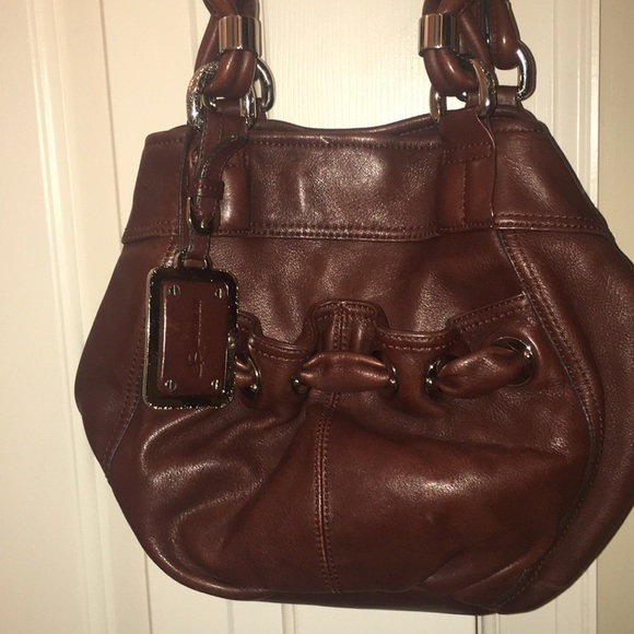 b. makowsky | Bags | B Makowsky Brown Leather Purse | Poshmark